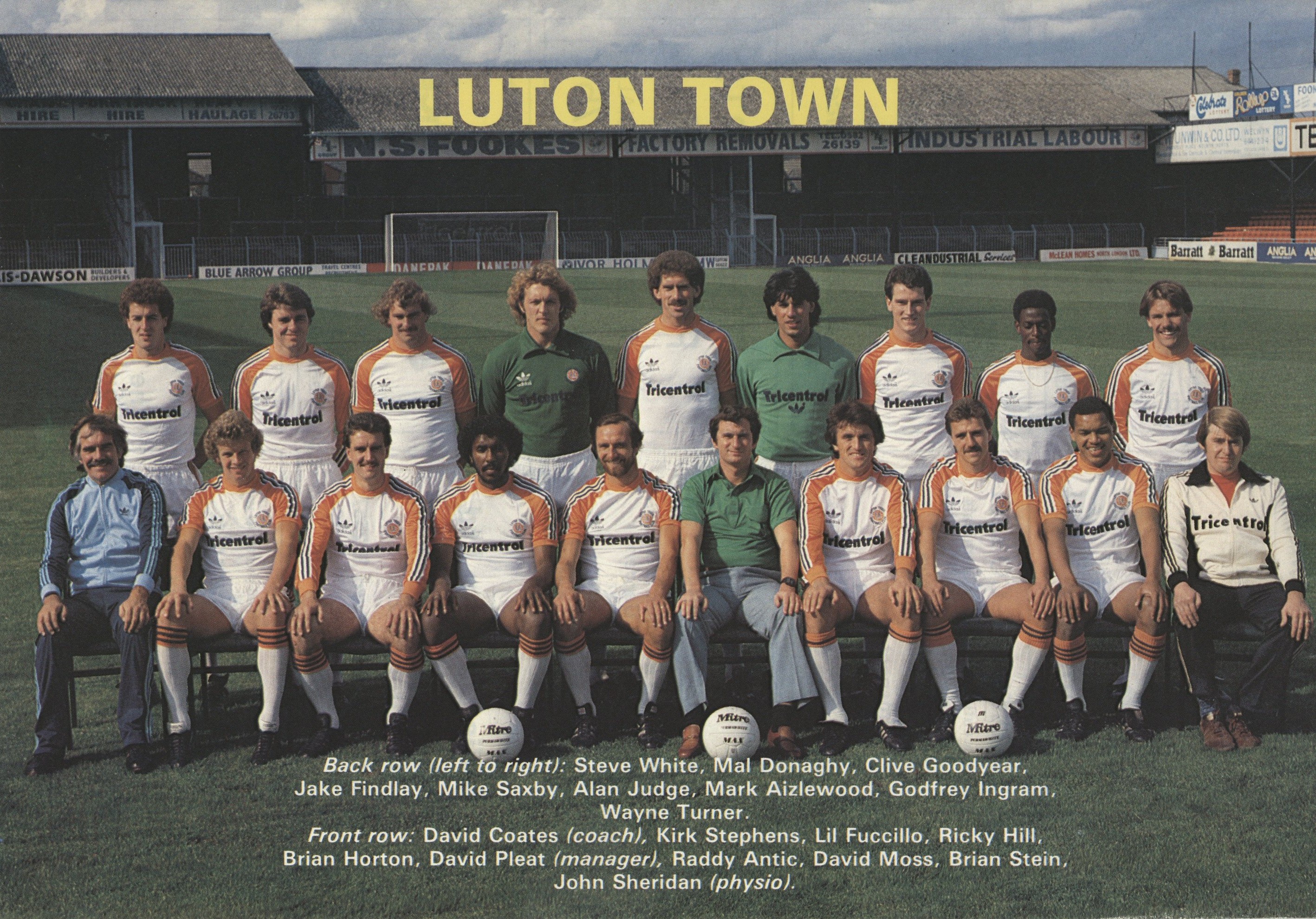 Luton Town Team Photo 1981-82 3 | Hatters Heritage | A History of Luton ...