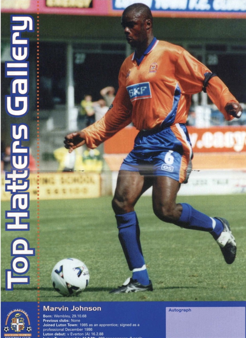 Marvin Johnson | Hatters Heritage | A History of Luton Town FC
