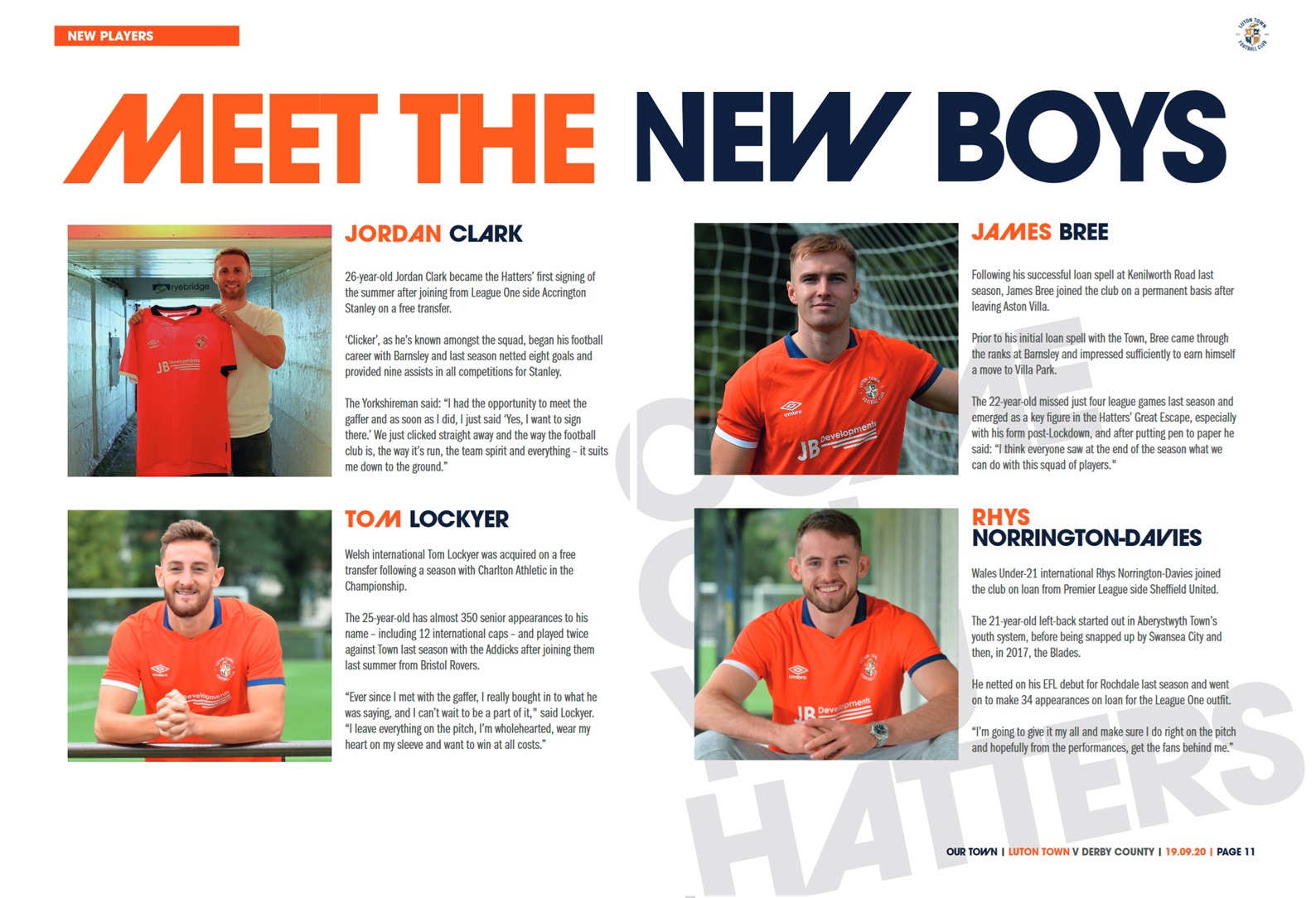 Rhys Norrington-Davies | Hatters Heritage | A History of Luton Town FC