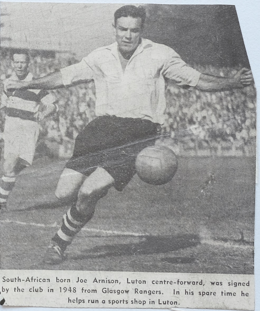 Joe Arnison | Hatters Heritage | A History of Luton Town FC