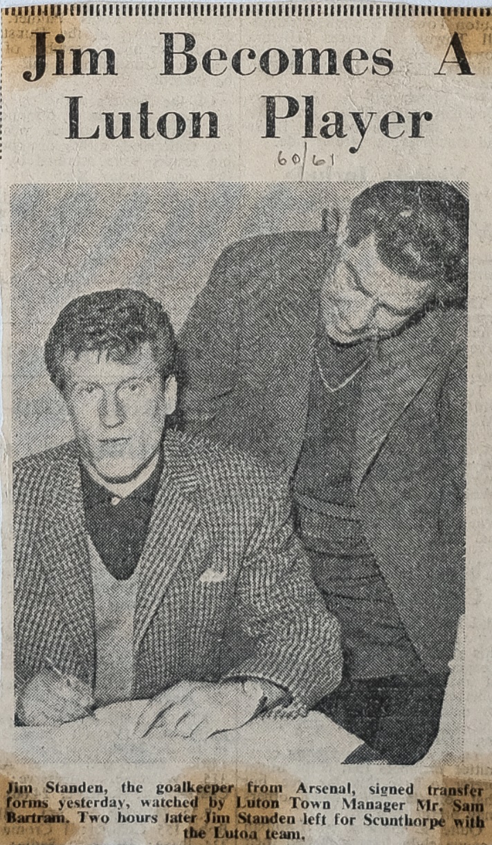 Jim Standen | Hatters Heritage | A History of Luton Town FC