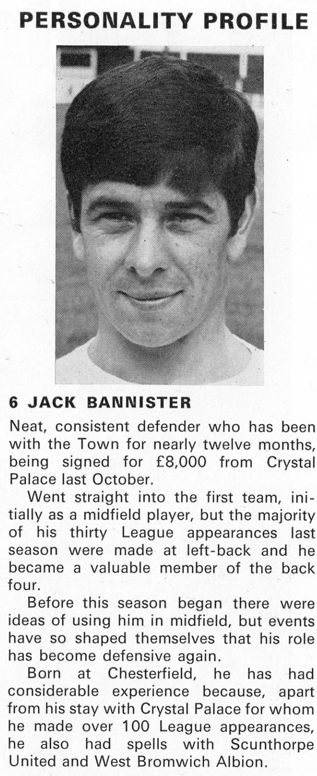 Jack Bannister | Hatters Heritage | A History of Luton Town FC