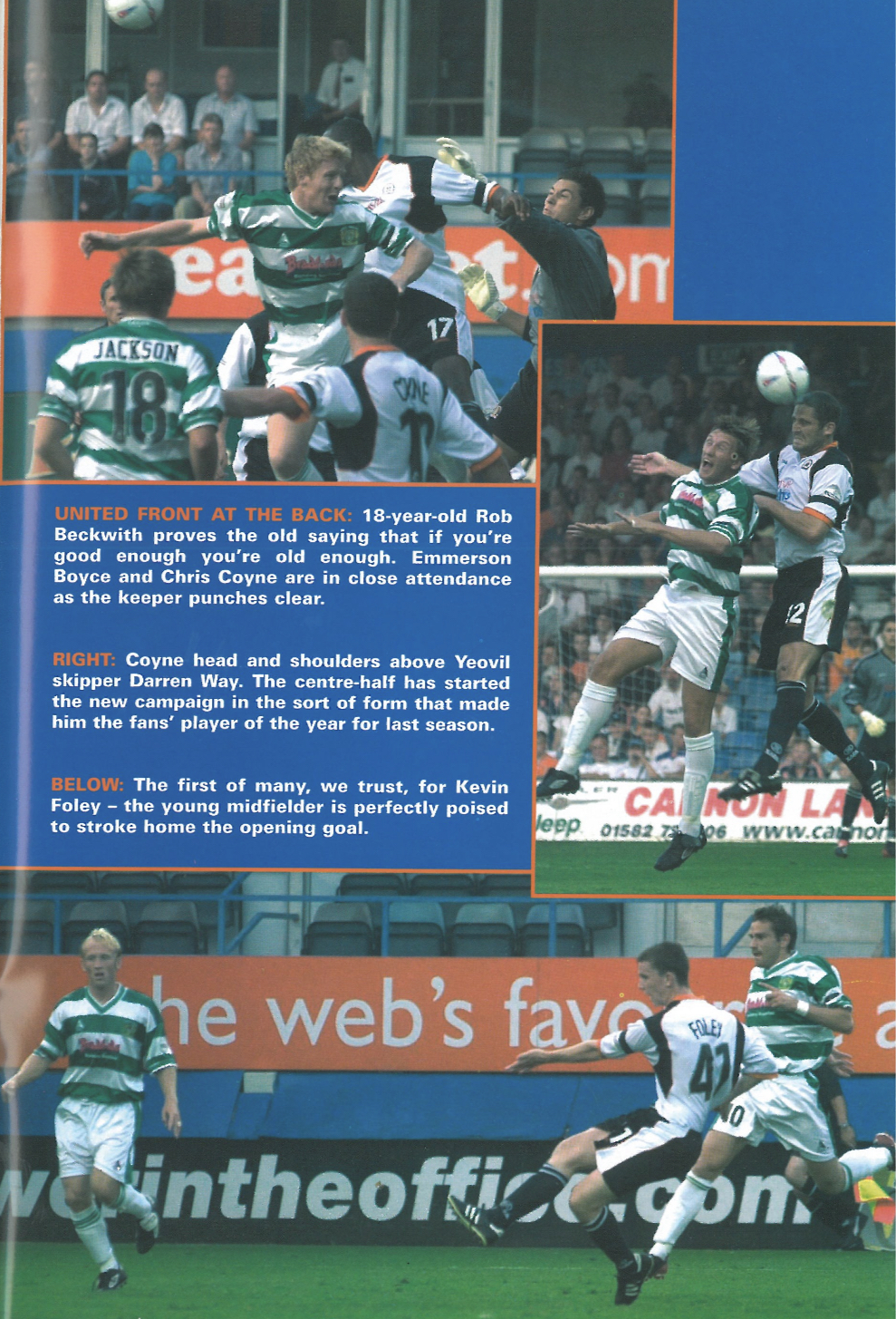 Kevin Foley | Hatters Heritage | A History of Luton Town FC