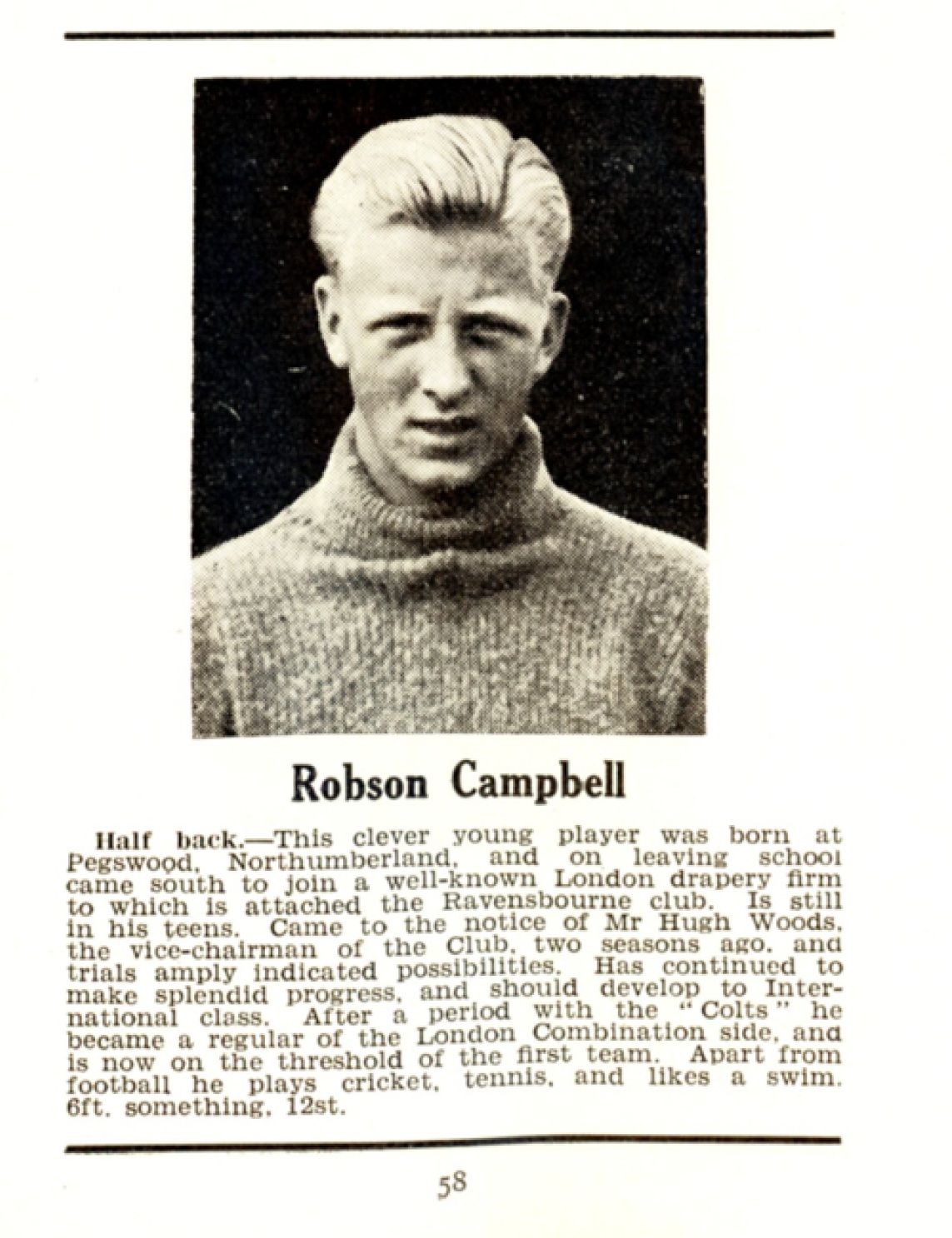 Robson Campbell | Hatters Heritage | A History of Luton Town FC