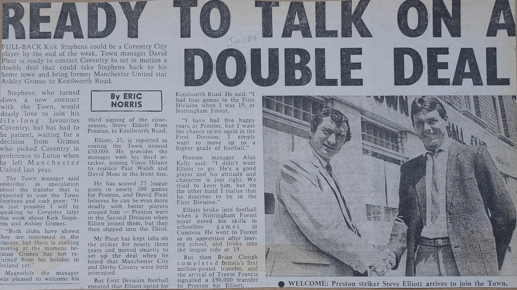 Steve Elliott | Hatters Heritage | A History of Luton Town FC