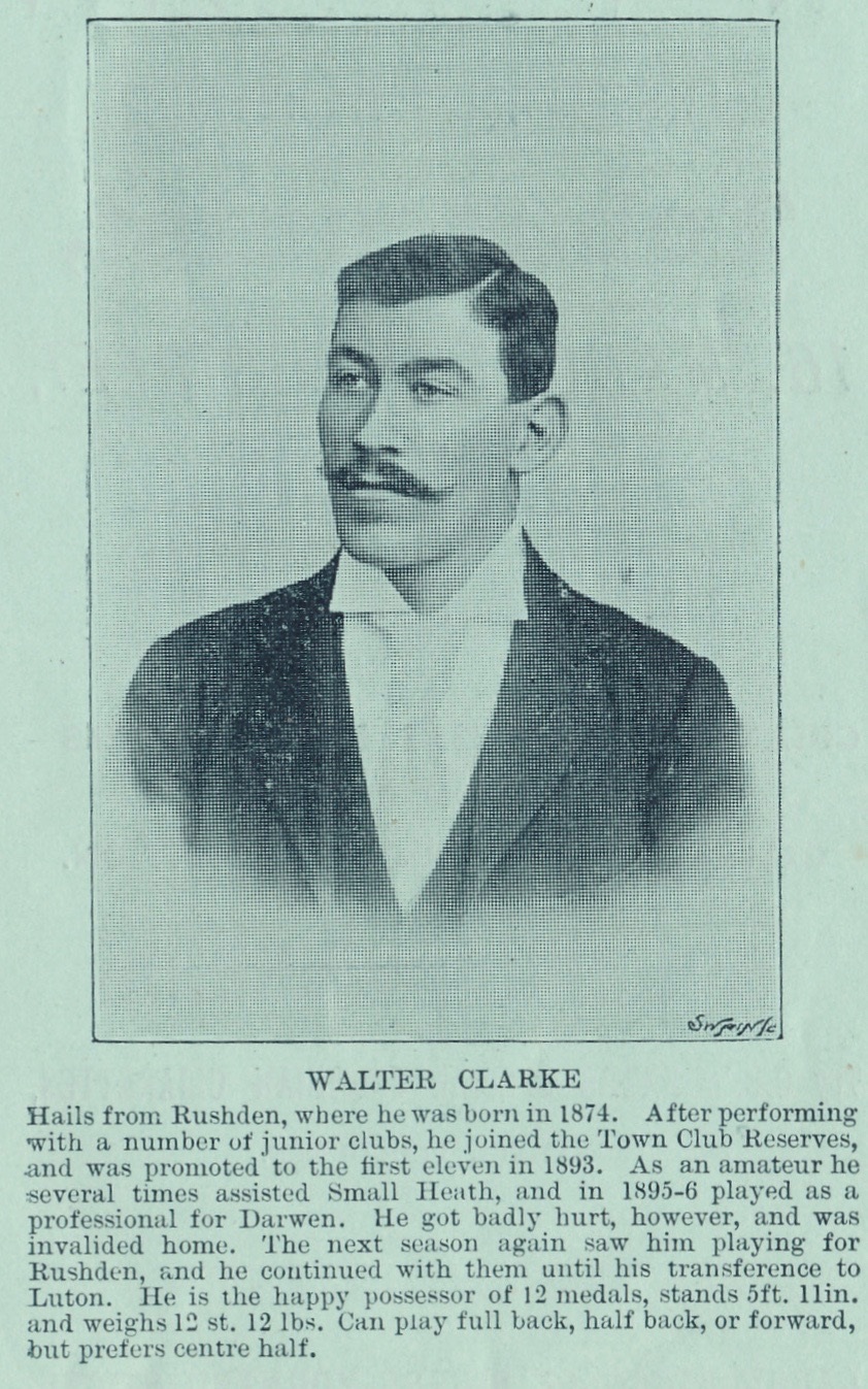 Walter Clarke | Hatters Heritage | A History of Luton Town FC