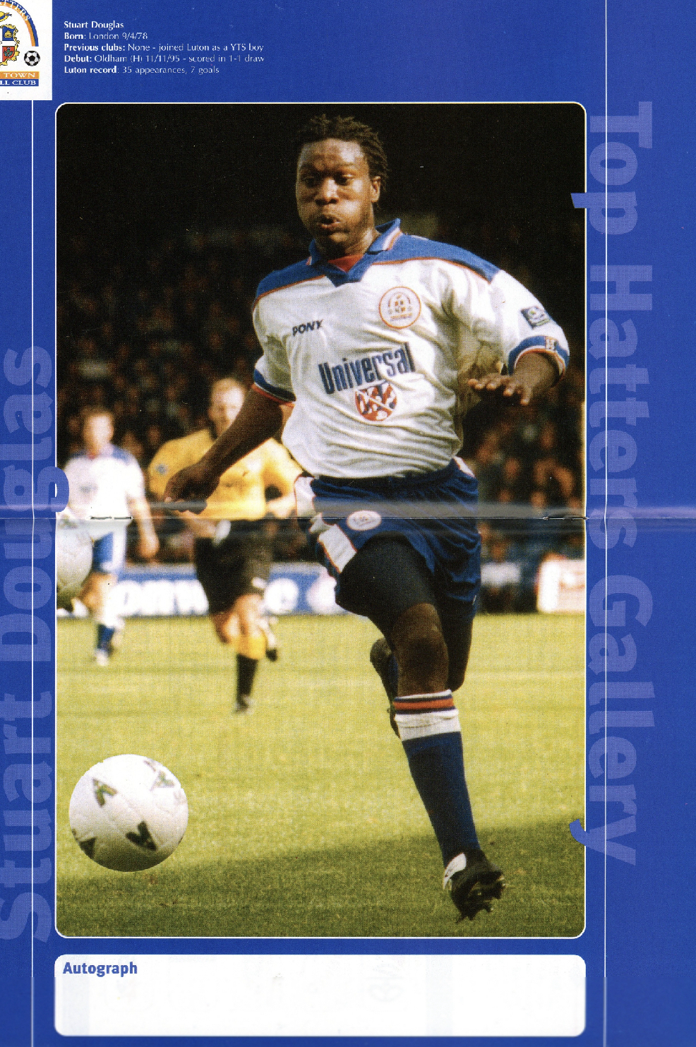 Stuart Douglas | Hatters Heritage | A History of Luton Town FC