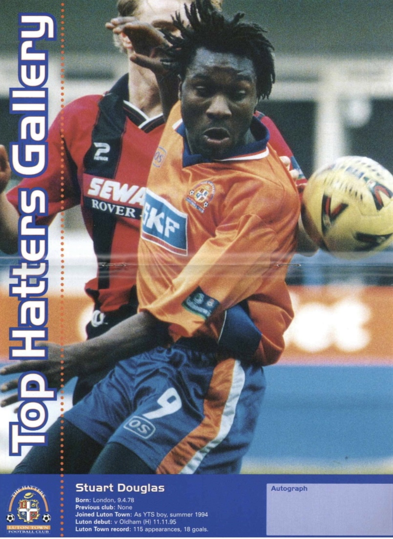 Stuart Douglas | Hatters Heritage | A History of Luton Town FC