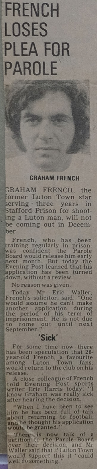 Graham French | Hatters Heritage | A History of Luton Town FC