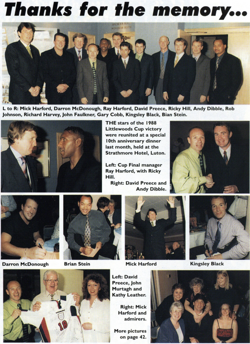 Andy Dibble | Hatters Heritage | A History of Luton Town FC