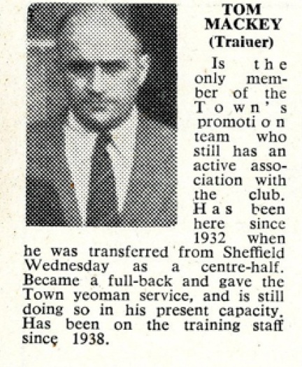Tom Mackey | Hatters Heritage | A History of Luton Town FC