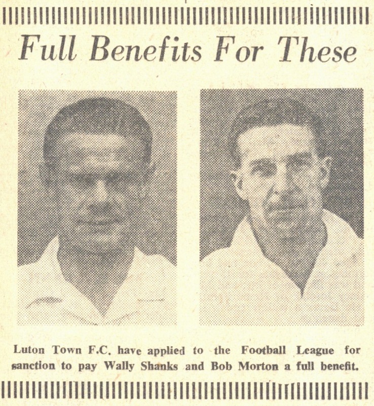 Wally Shanks | Hatters Heritage | A History of Luton Town FC