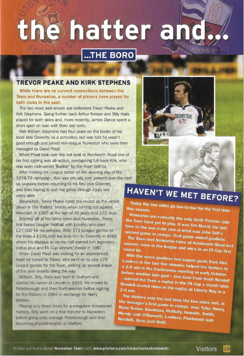 Trevor Peake | Hatters Heritage | A History of Luton Town FC