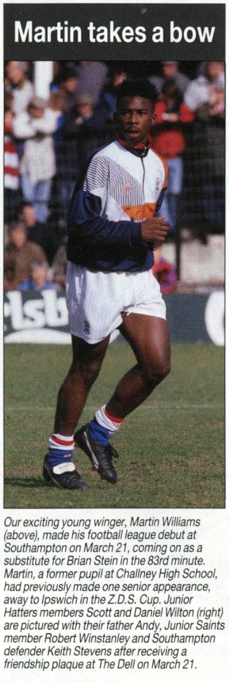 Martin Williams | Hatters Heritage | A History of Luton Town FC