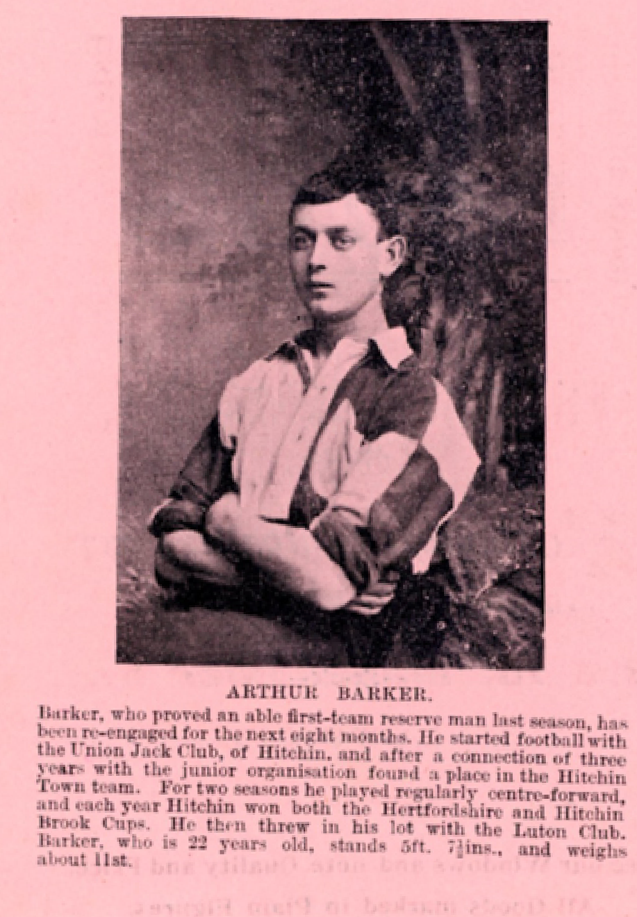 Arthur Barker | Hatters Heritage | A History of Luton Town FC