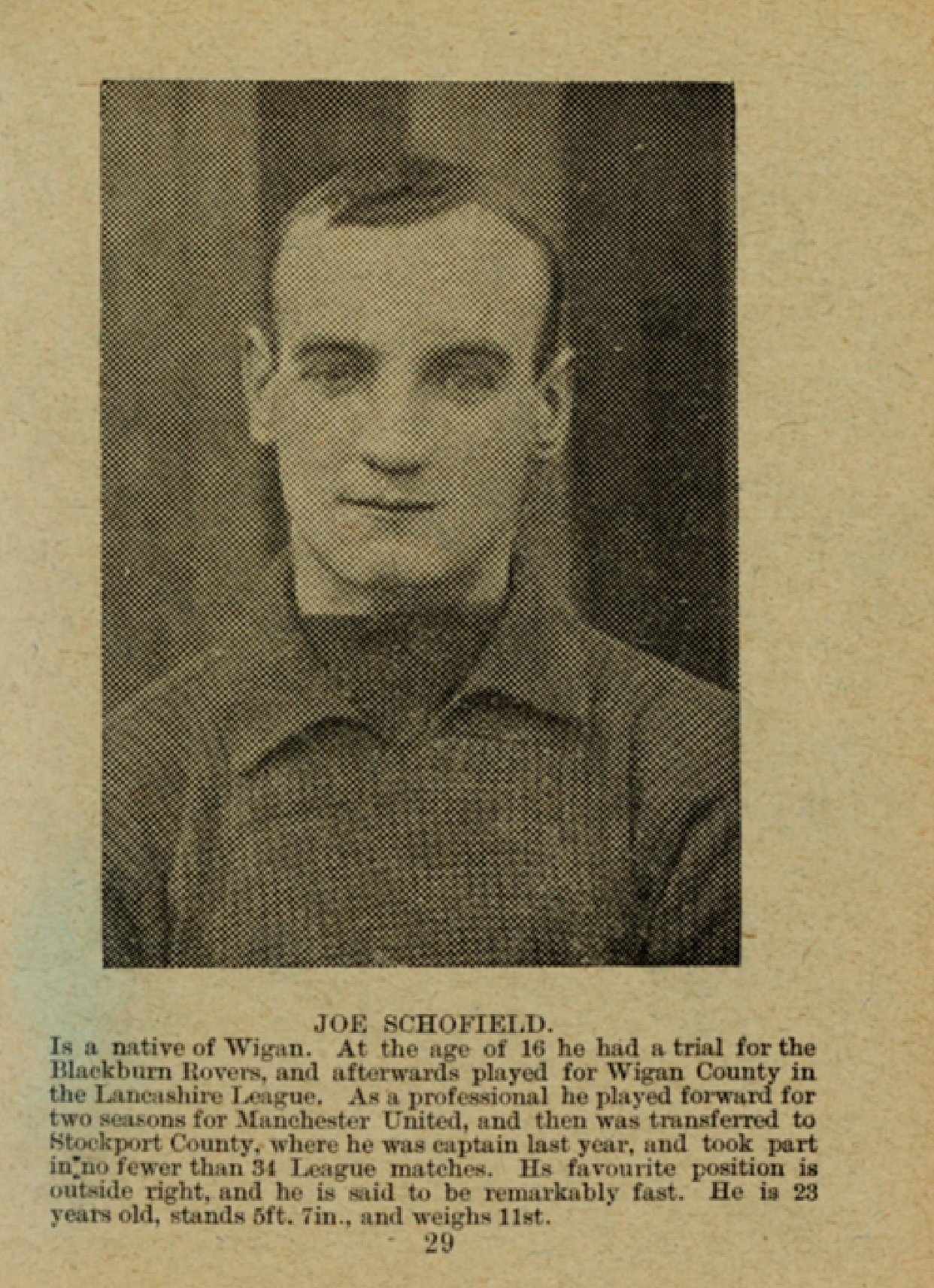 Joe Schofield | Hatters Heritage | A History of Luton Town FC