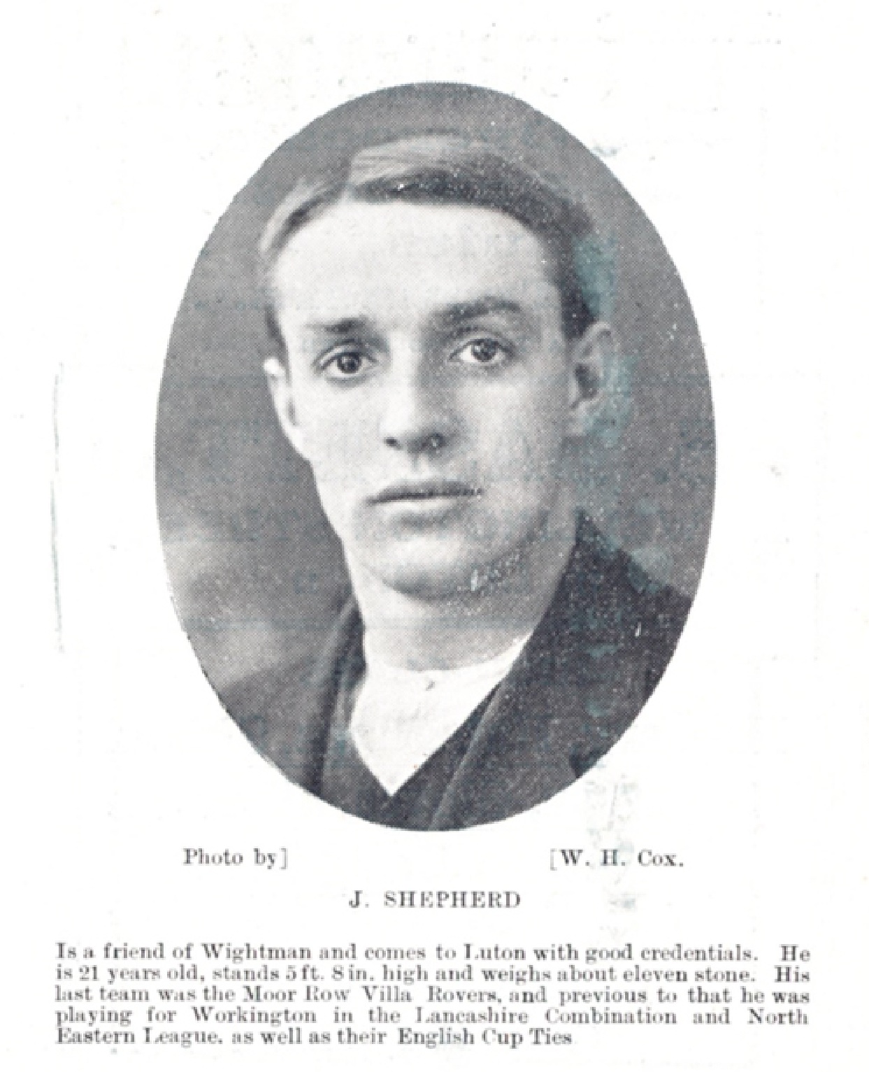 James Shepherd | Hatters Heritage | A History of Luton Town FC