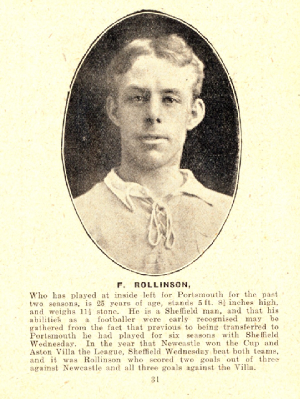 Frank Rollinson | Hatters Heritage | A History of Luton Town FC