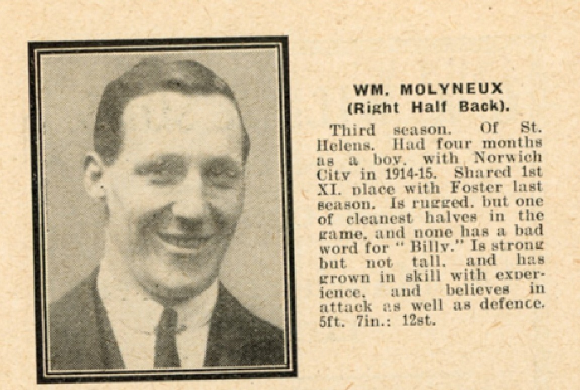 Bill Molyneux | Hatters Heritage | A History of Luton Town FC