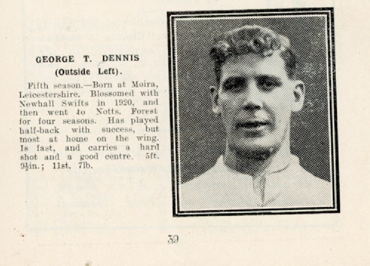George Dennis | Hatters Heritage | A History of Luton Town FC