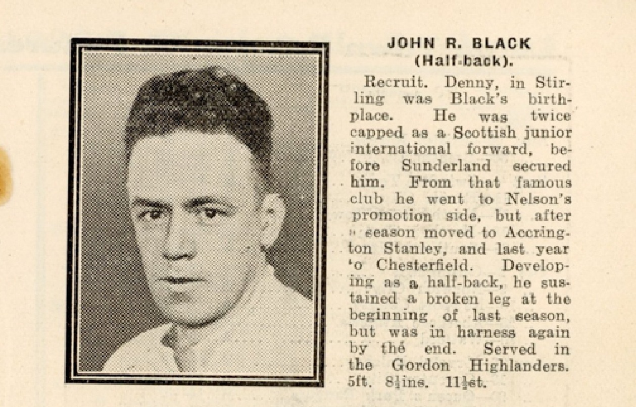John Black | Hatters Heritage | A History of Luton Town FC