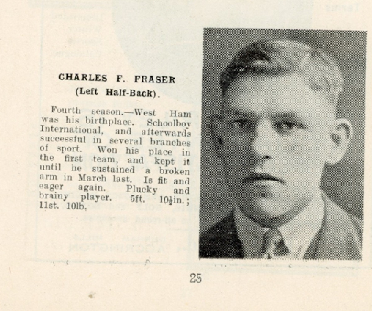 Charlie Fraser | Hatters Heritage | A History of Luton Town FC
