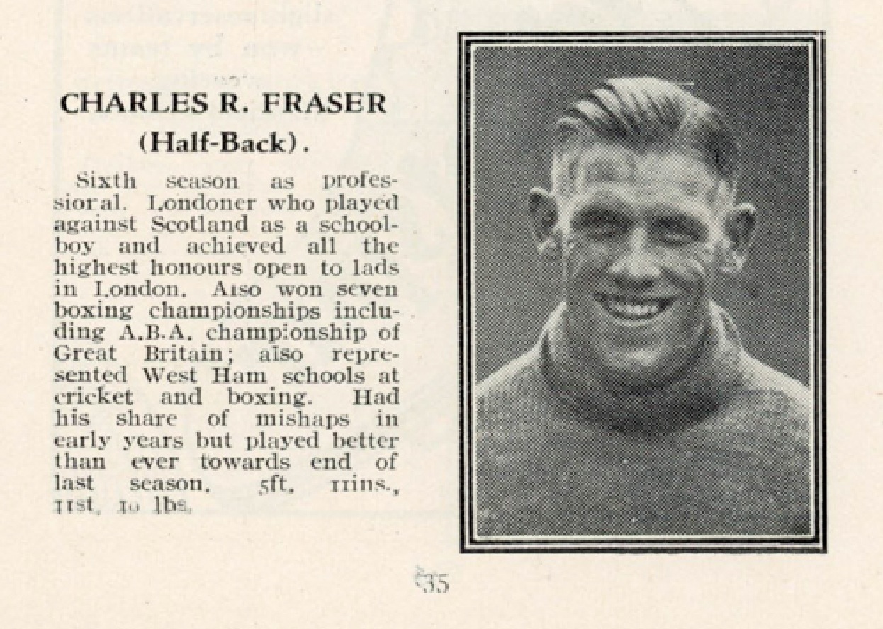 Charlie Fraser | Hatters Heritage | A History of Luton Town FC