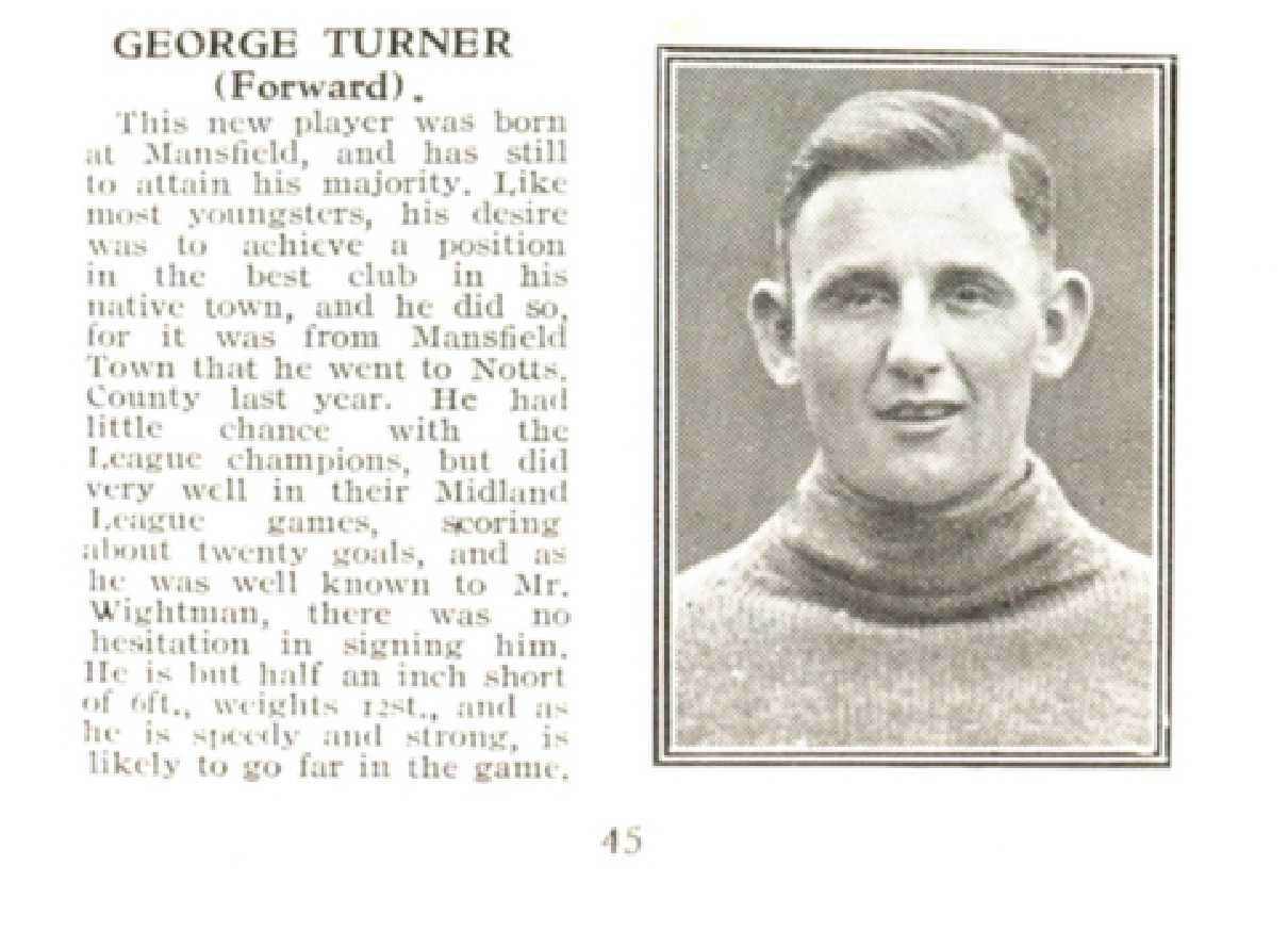 George Turner | Hatters Heritage | A History of Luton Town FC