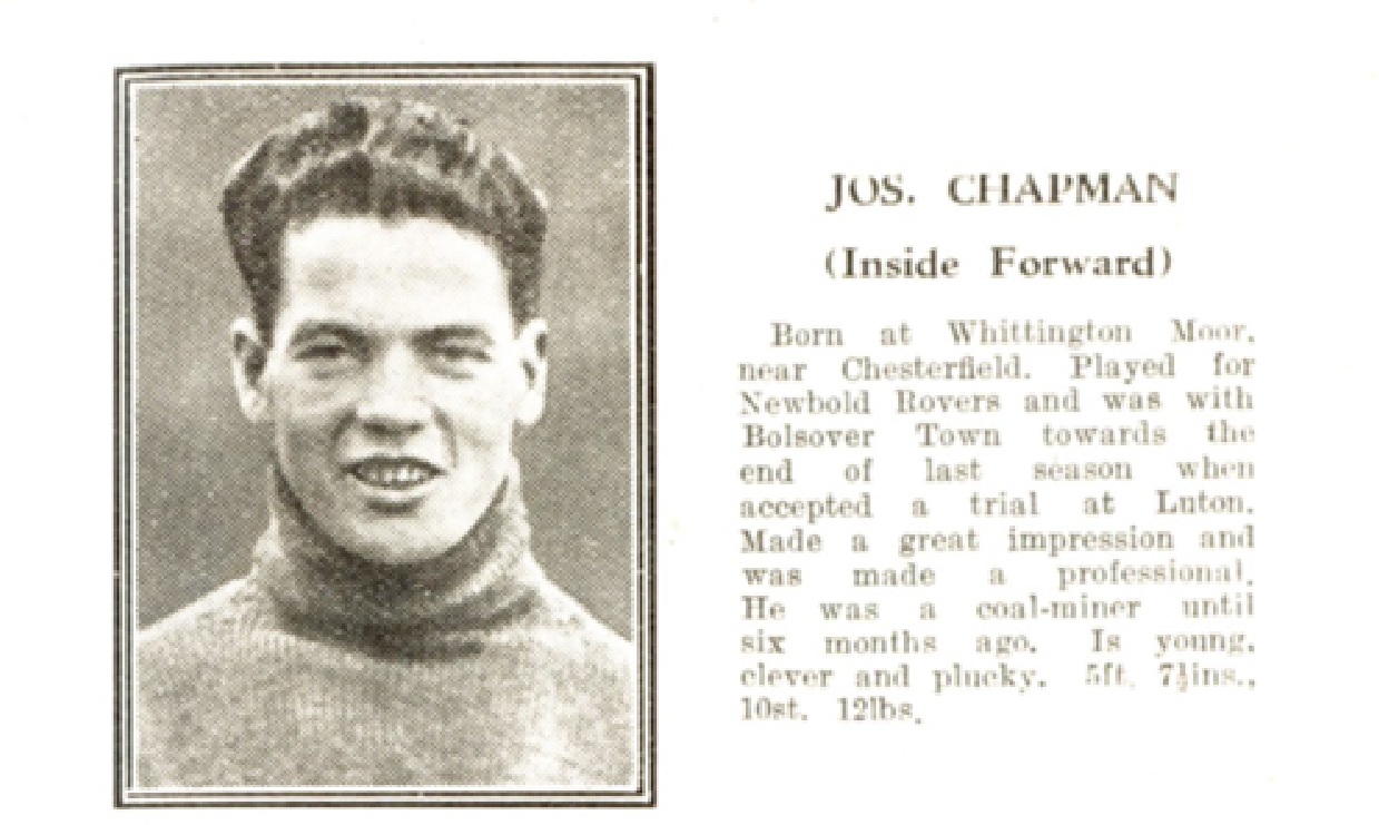 Joe Chapman | Hatters Heritage | A History of Luton Town FC