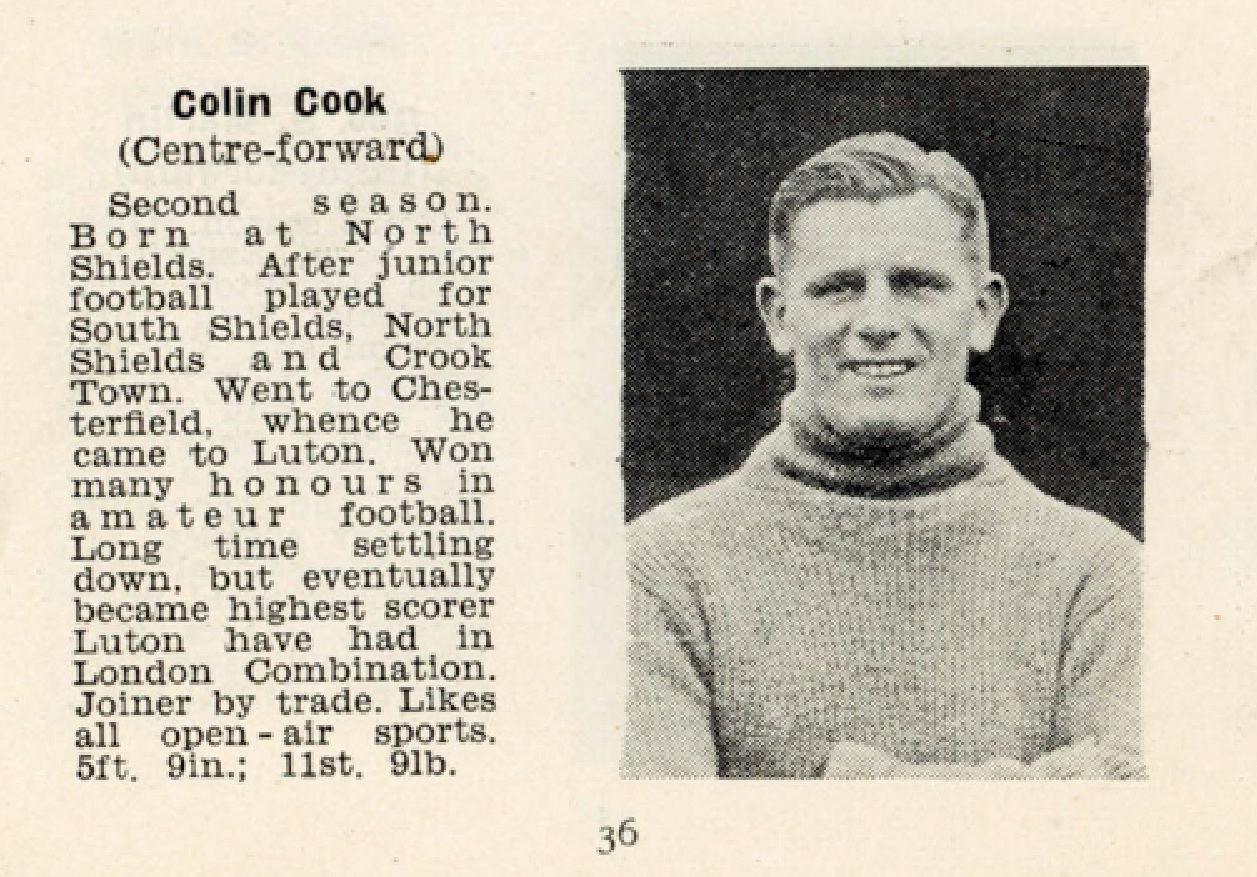 Colin Cook | Hatters Heritage | A History of Luton Town FC