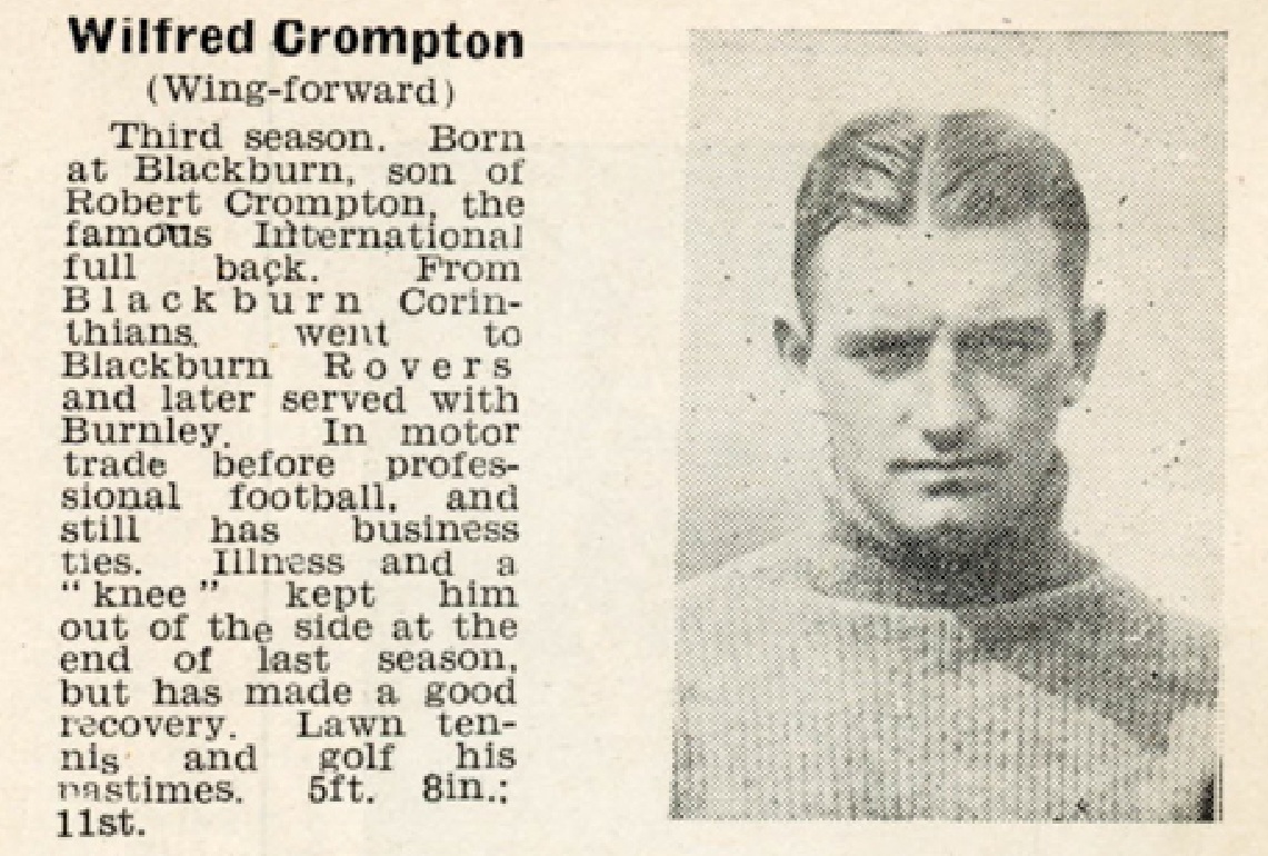 Wilf Crompton | Hatters Heritage | A History of Luton Town FC