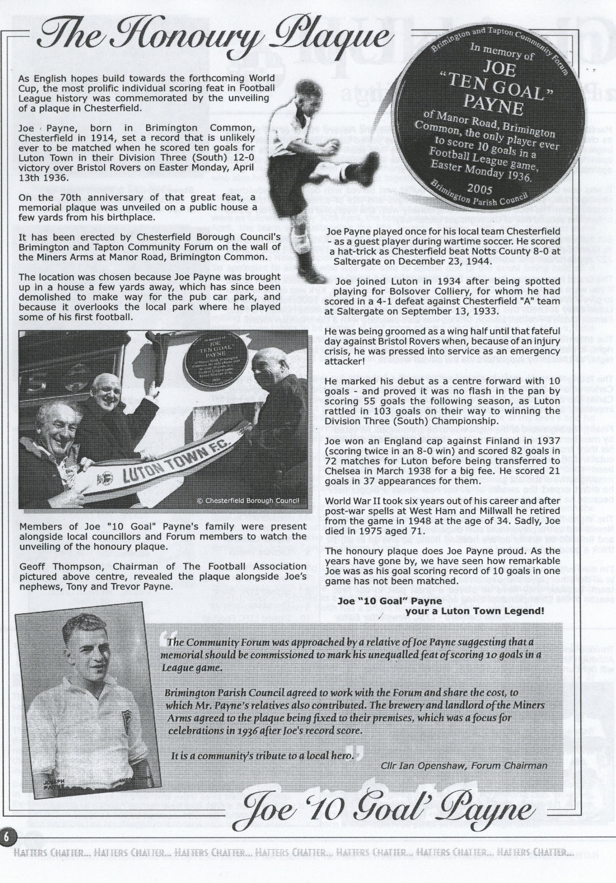 Joe Payne | Hatters Heritage | A History of Luton Town FC