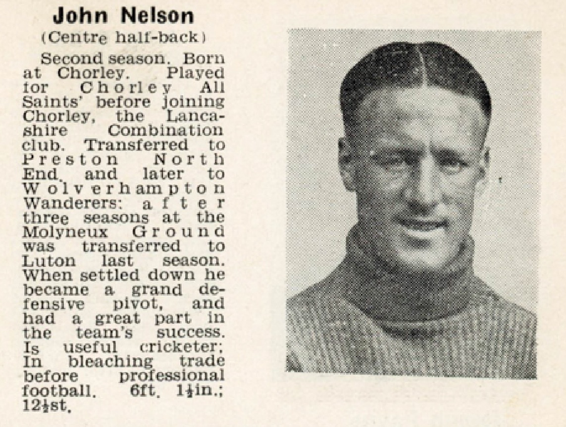 Jack Nelson | Hatters Heritage | A History of Luton Town FC