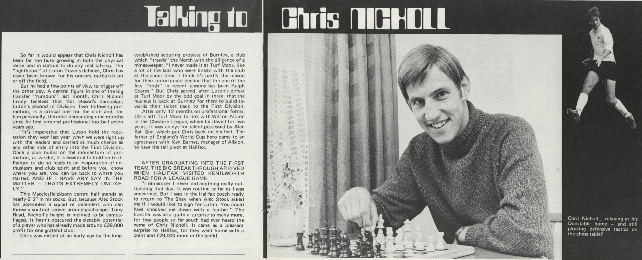 Chris Nicholl | Hatters Heritage | A History of Luton Town FC