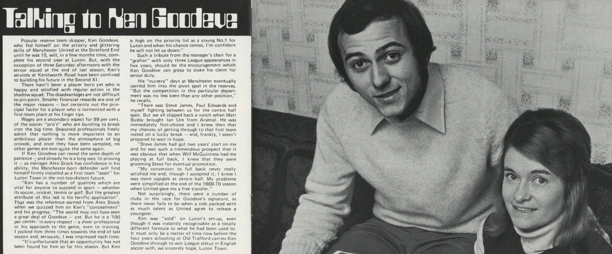 Ken Goodeve | Hatters Heritage | A History of Luton Town FC