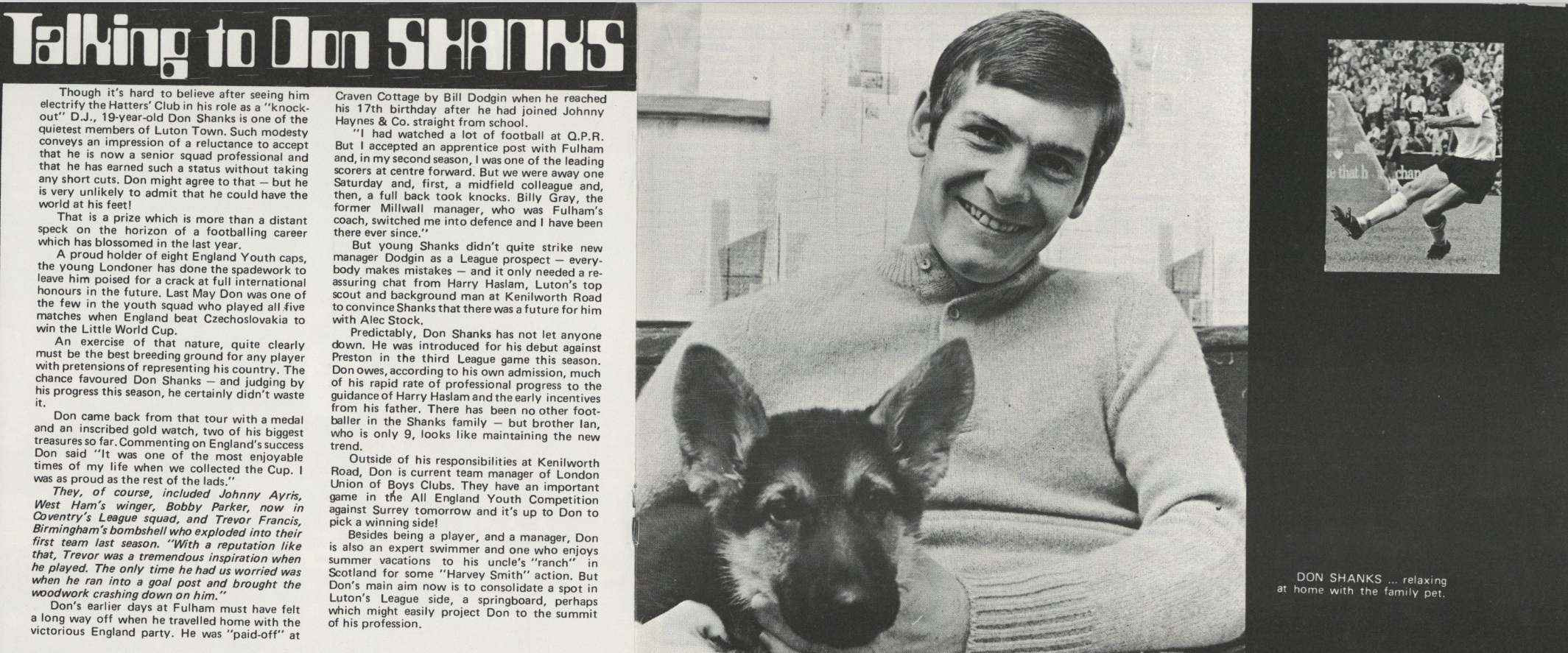 Don Shanks | Hatters Heritage | A History of Luton Town FC