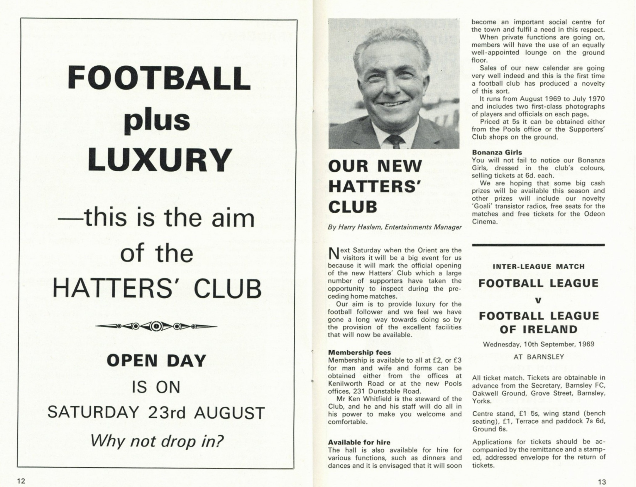 Harry Haslam | Hatters Heritage | Luton Town FC