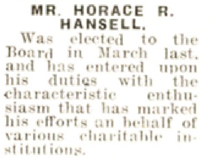 Horace Hansell | Hatters Heritage | Luton Town FC