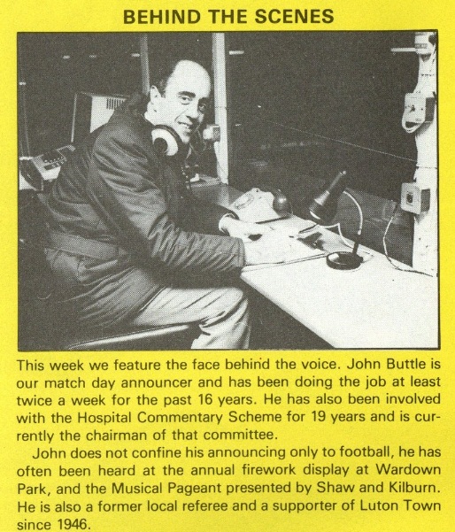 John Buttle | Hatters Heritage | Luton Town FC