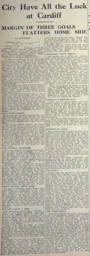 Cardiff City vs Luton Town FC (5th Sep 1936) | Hatters Heritage | A ...