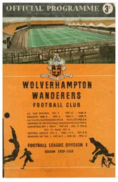 Programme: Wolverhampton Wanderers vs Luton Town FC (23 Feb 1960 ...