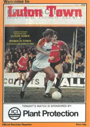 Luton Town FC vs Ipswich Town (13th Mar 1984) | Hatters Heritage | A ...