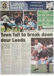 Luton Town FC vs Leeds United (13th Aug 2005) | Hatters Heritage | A ...